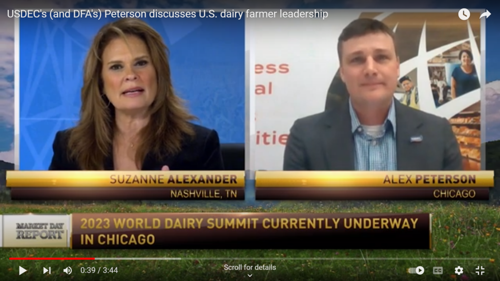 USDEC's (and DFA's) Peterson discusses U.S. dairy leadership - NMPF